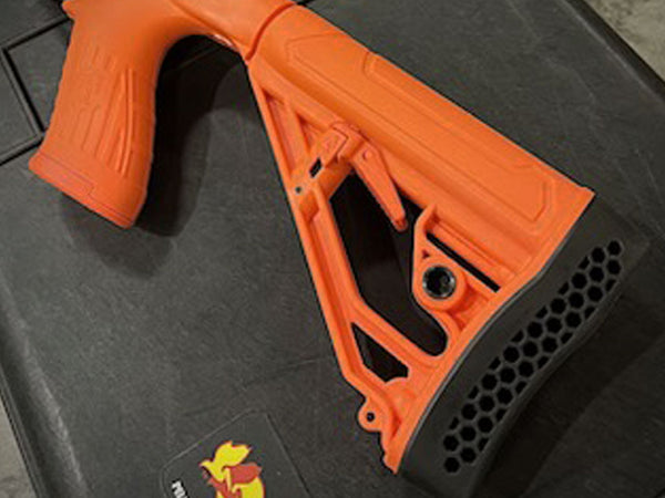 Orange Less than Lethal EX Performance Grip and Stock | 12g Shotguns ...