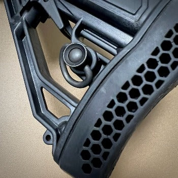 Heavy Duty Push Button Sling Swivel - "D" Loop - Adaptive Tactical